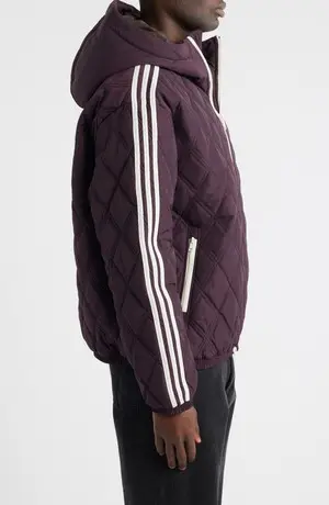 Adidas X Wales Bonner Hooded Quilted Jacket