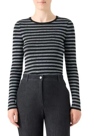 Akris Stripe Virgin Wool Sweater