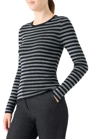 Akris Stripe Virgin Wool Sweater