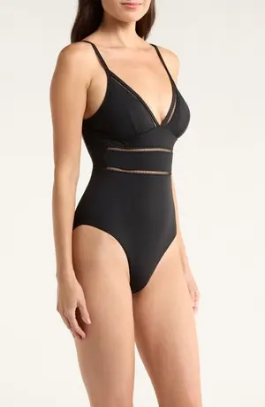 SEA LEVEL Essentials Edit Cross Back One-piece Swimsuit