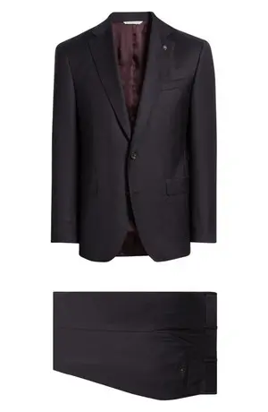 JACK VICTOR Esprit Box Check Super 130s Wool Suit