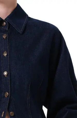 AGOLDE Devon Denim Button-up Shirt - Rinse Rinse In