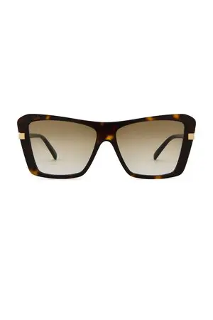 Stella McCartney Slim Sunglasses - Dark Havana & Gradient Brown