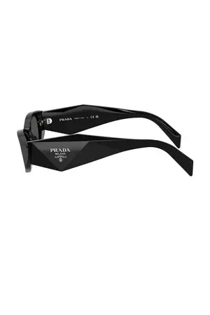 Prada Rectangular Sunglasses - Black