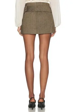 Ronny Kobo Earhart Mini Skirt