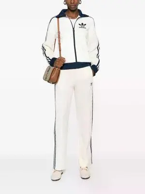 Adidas Side-stripe Track Pants - White