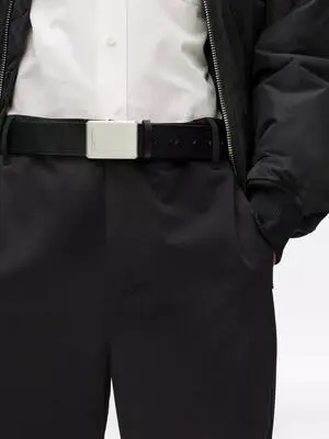 Karl Lagerfeld Logo-engraved Leather Belt