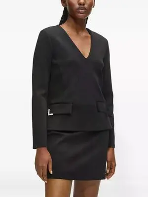 Karl Lagerfeld Flap-pocket Top