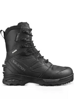 SALOMON Lace-up Panelled Boots