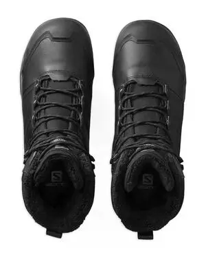 SALOMON Lace-up Panelled Boots