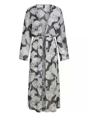 Karl Lagerfeld Printed Kaftan - Black
