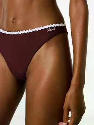 Karl Lagerfeld Logo-print Bikini Bottoms