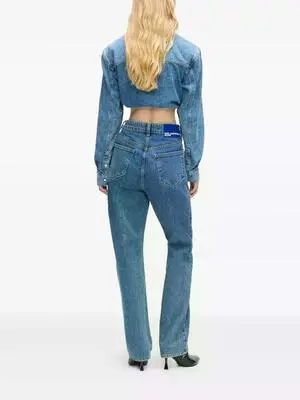 Karl Lagerfeld Logo-patch Straight Leg Jeans