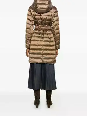 Max Mara Novef Hooded Coat - Brown
