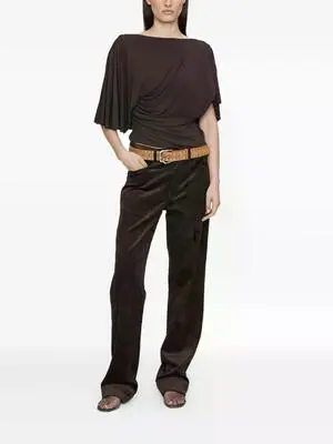 Christopher Esber Fluted Jersey Top