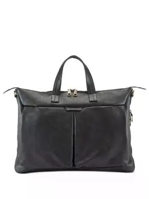 Officine Creative Zip Buffalo Leather Backpack
