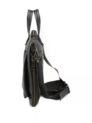 Officine Creative Zip Buffalo Leather Backpack