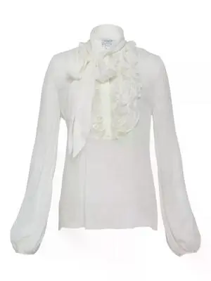 Giambattista Valli Ruffled-trim Blouse