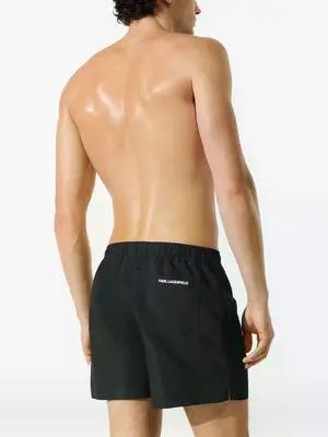Karl Lagerfeld Drawstring Swim Shorts - Blue