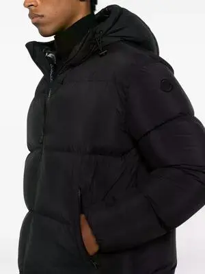 Moncler Meriera Hooded Zip-up Puffer Jacket - Black
