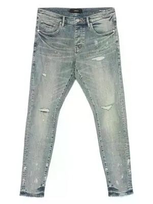 Purple Brand Belted Jeans For Men