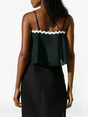Karl Lagerfeld Cropped Top - Black