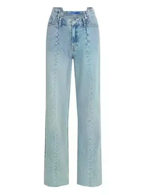 Karl Lagerfeld Relaxed Fit Seamed Jeans