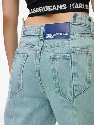 Karl Lagerfeld Relaxed Fit Seamed Jeans