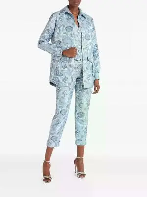 TEMPERLEY LONDON Francis Floral-pattern Shirt Jacket