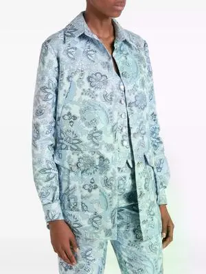 TEMPERLEY LONDON Francis Floral-pattern Shirt Jacket