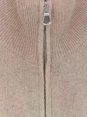 FILIPPO DE LAURENTIIS Zip-fastening Cardigan - Neutrals