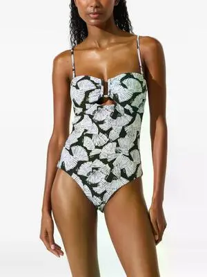 Karl Lagerfeld Fan-print One-piece Swimsuit