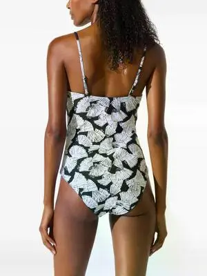 Karl Lagerfeld Fan-print One-piece Swimsuit
