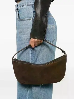 Staud Demy Zip Shoulder Bag - Brown