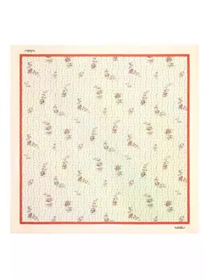 VALENTINO Papier Floreal Silk Scarf