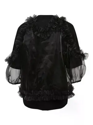 Noir Kei Ninomiya Ruffled Organza Tee