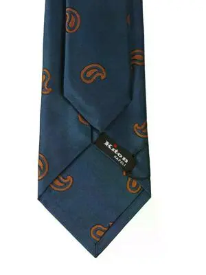 Kiton Paisley-pattern Standard Neck Tie