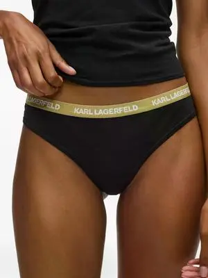 Karl Lagerfeld Logo-waistband Thong
