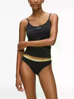 Karl Lagerfeld Logo-waistband Thong