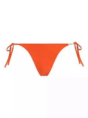Karl Lagerfeld Logo-plaque Bikini Briefs - Orange