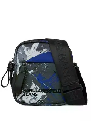 Karl Lagerfeld Messenger Bag - Grey