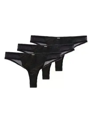 BOSS Metal-lettering Thong - Black