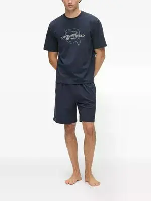 Karl Lagerfeld Logo-detailing Pajamas