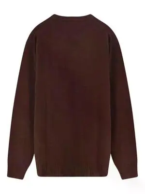 MC2 SAINT BARTH Logo-embroidered Long-sleeved Sweater