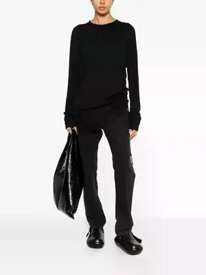 NOMEN NESCIO Drawstring Long-sleeve T-shirt