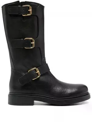 Agl Loren Buckle Strap 30 Boots - Black