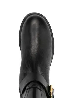 Agl Loren Buckle Strap 30 Boots - Black