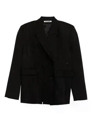 Ottolinger Pinstripe-pattern Blazer - Black