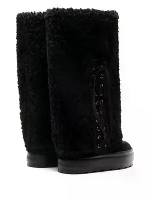 Casadei Lace-up Platform Boots