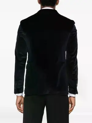 Tagliatore Button Velvet Jacket